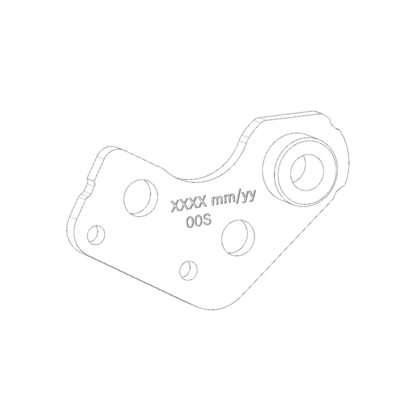 Bosch Mounting Plate Short Right | Sykkelkomponenter.no