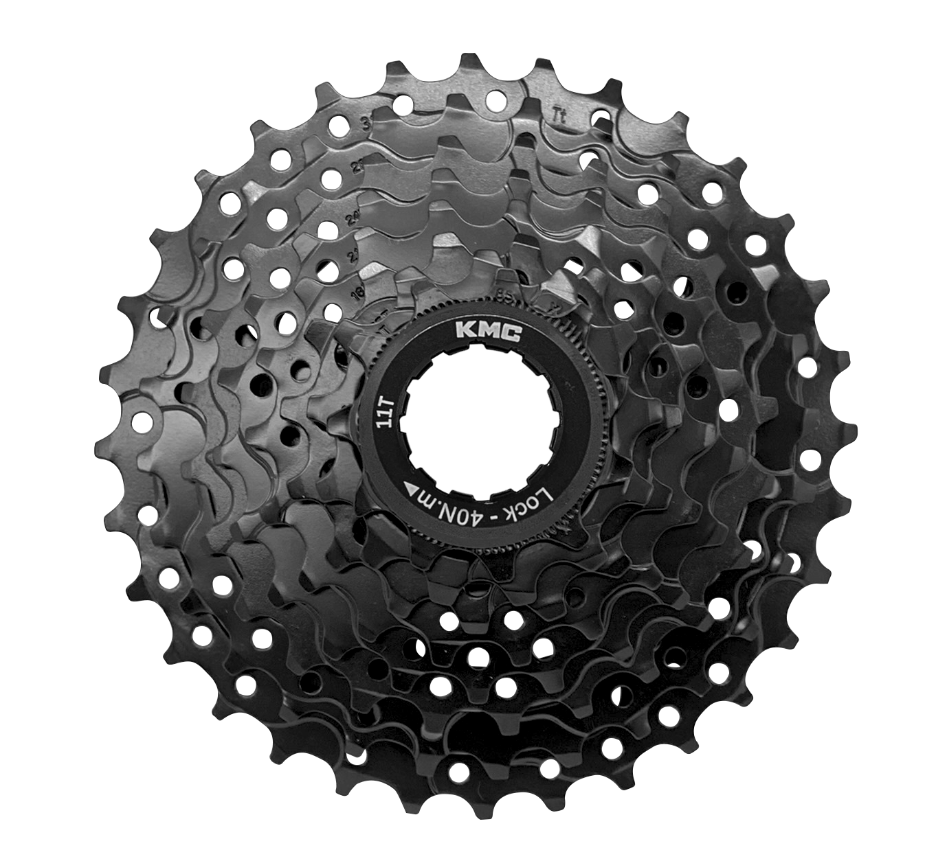 KMC REACT eBike 11-32T 8-delt Kassett | Sykkelkomponenter.no