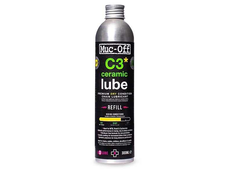 Muc-Off C3 Ceramic Dry Lube 300ml Kjedeolje | Sykkelkomponenter.no